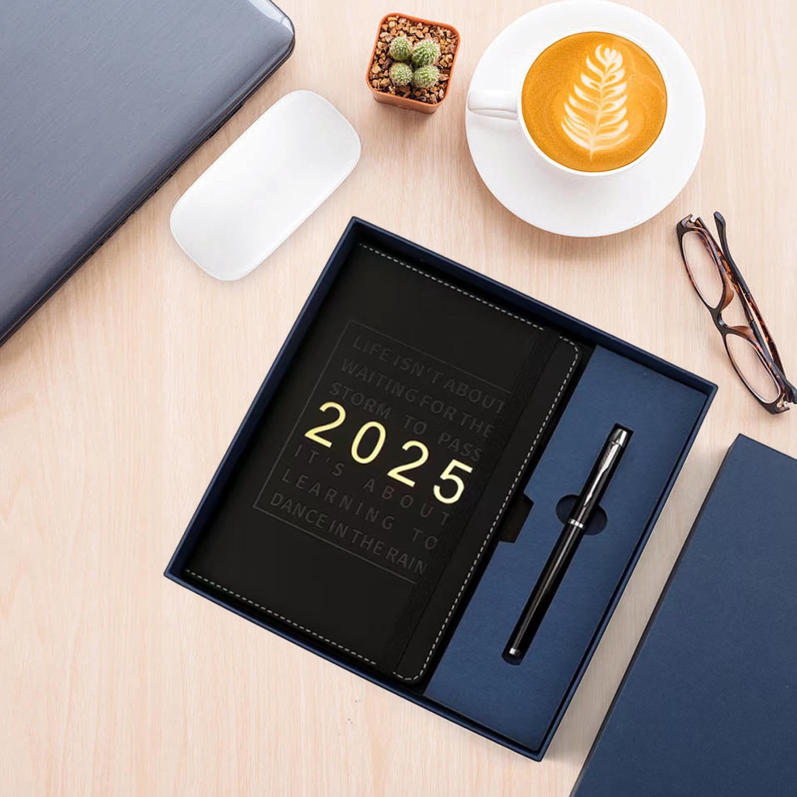 FAIOROI 2025 Calendar Notebook Daily Planner English Calendar Notebook ...