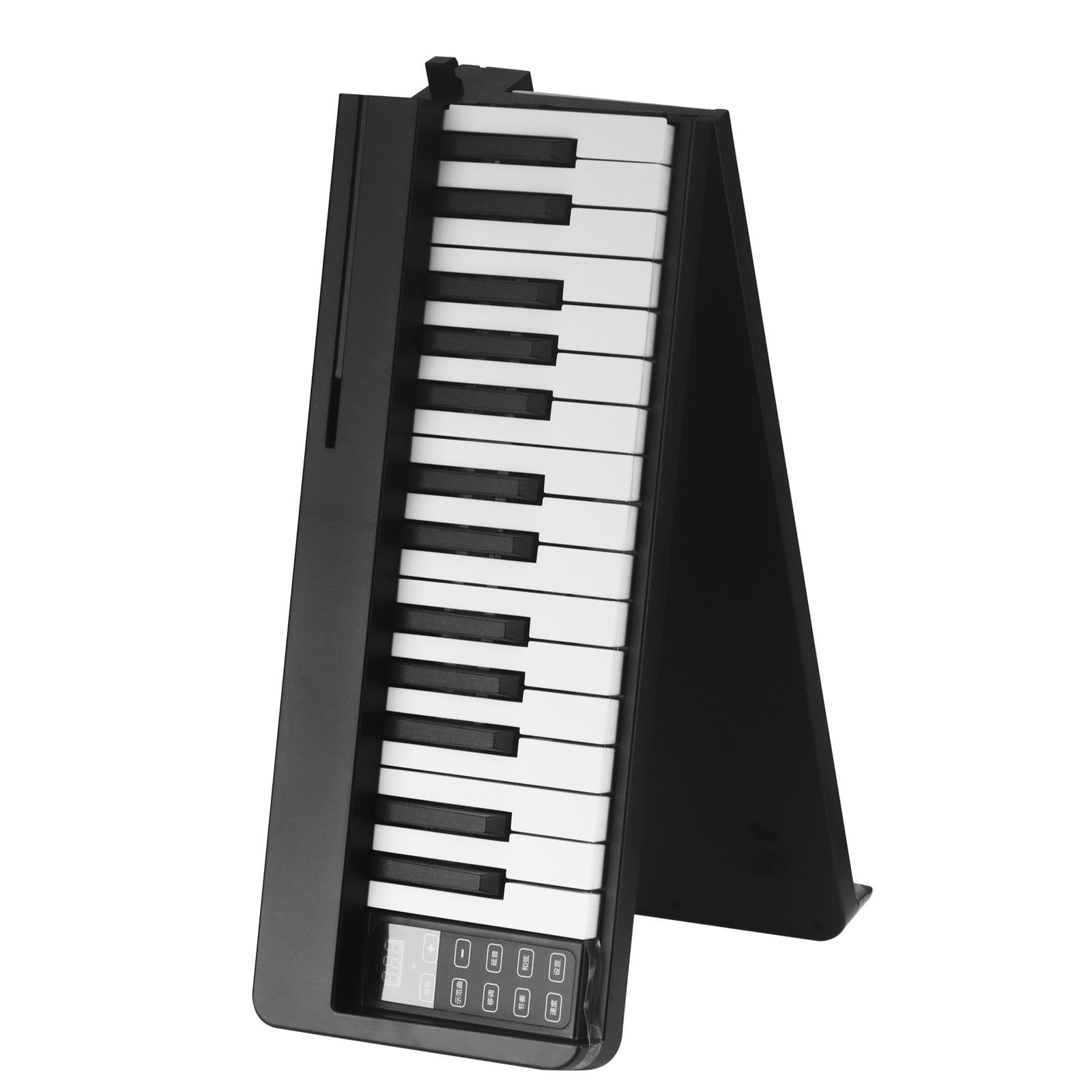 FAIOROI 61 Key Foldable Electronic Keyboard Piano Semi Weighted Piano ...