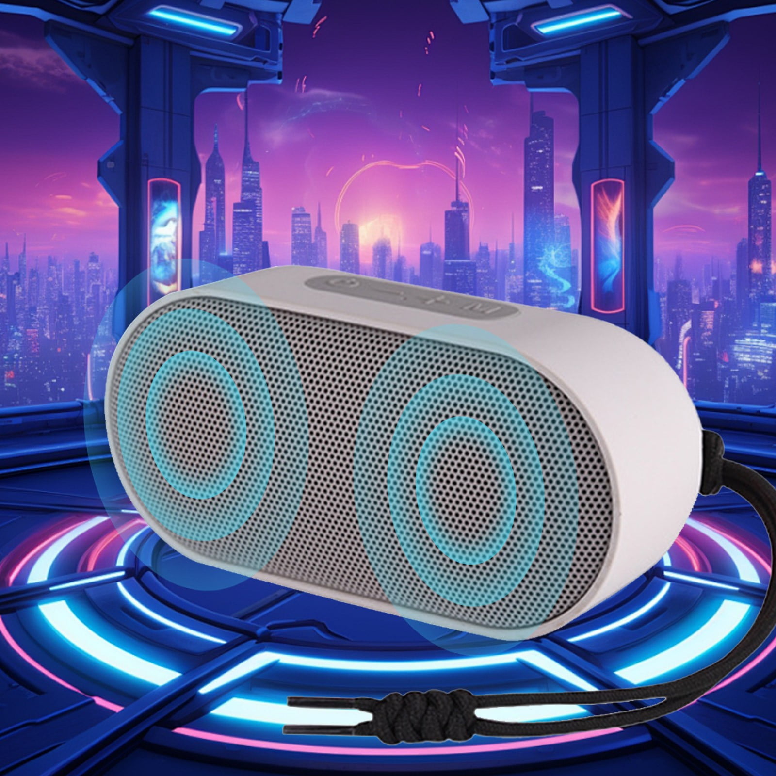 FAIOROI Bluetooth 5.2 Desktop Speaker With USB Flash Drive And Memory ...