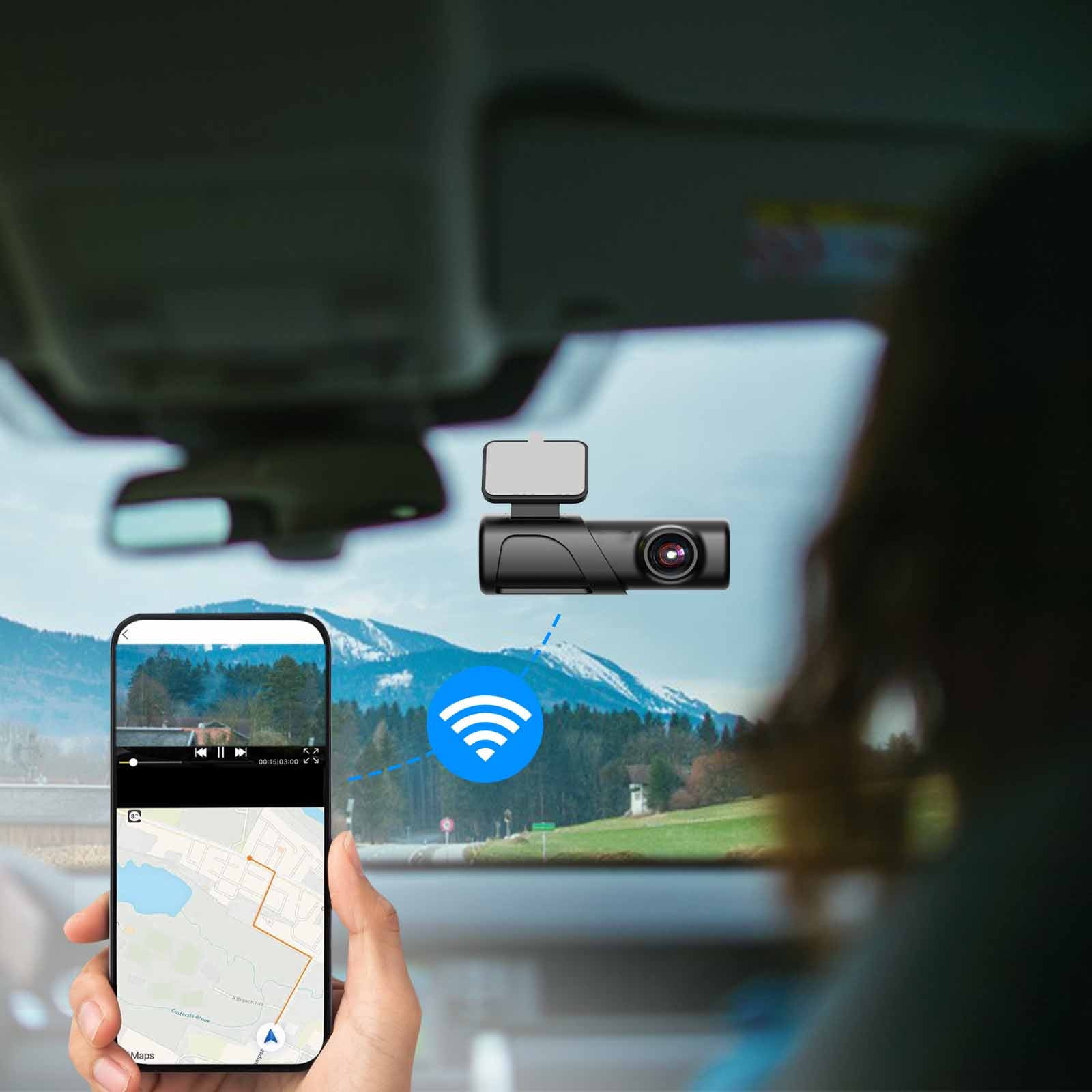 FAIOROI Dash Camera for Cars Dash Cam 1080P HD Built In WiFi Smart Dash ...