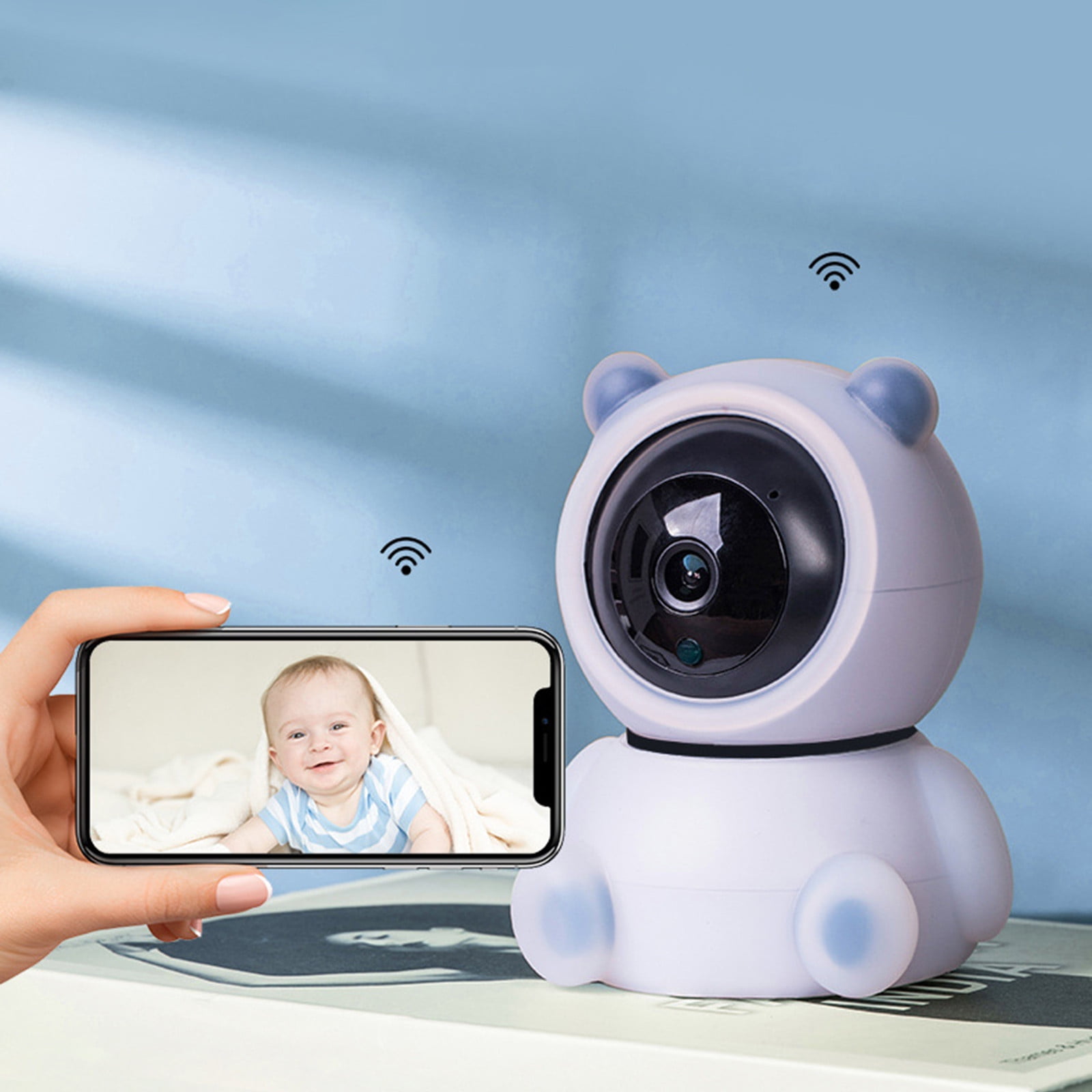 FAIOROI Ring Camera Outdoor Wireless Network Surveillance Camera Wifi ...