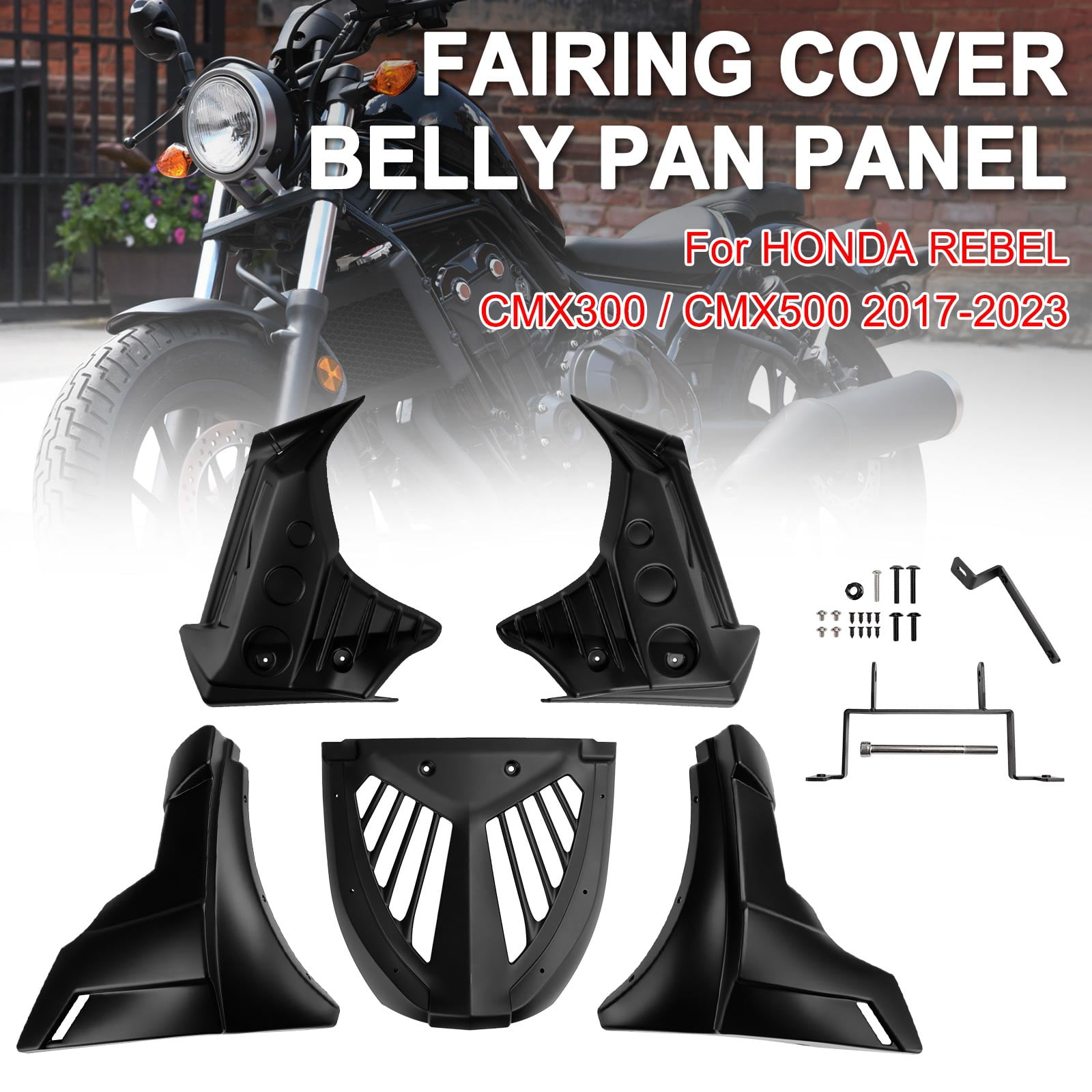 FAIRING COVER BELLY PAN PANEL ENGINE GUARD FOR HONDA REBEL CMX 300 2017 ...