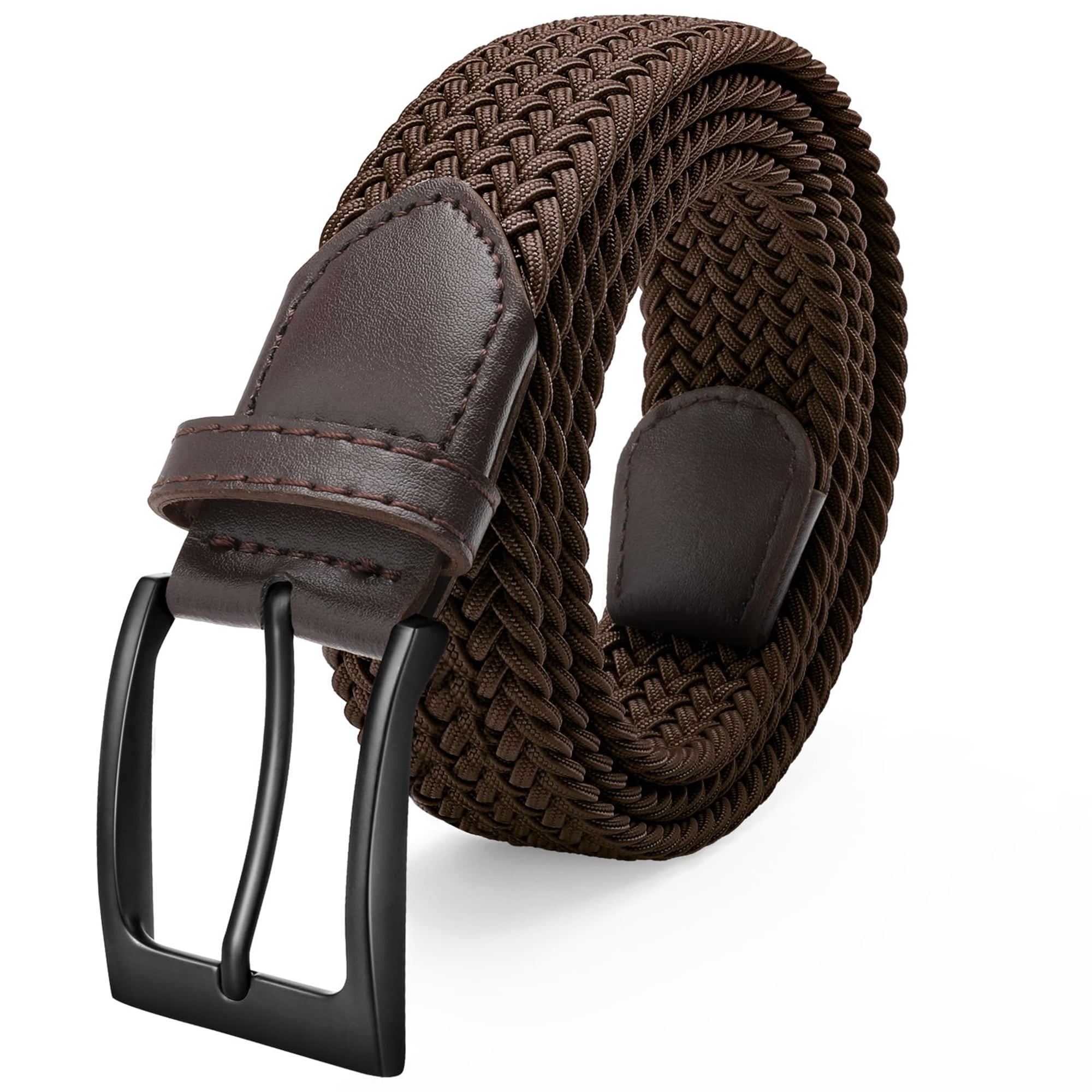 FAIRWIN Elastic Men's Canvas Belt Braided Stretch Golf Belt Casual ...