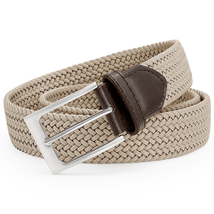 FAIRWIN Elastic Men's Golf Belt Braided Casual Canvas Belt Nylon Work ...