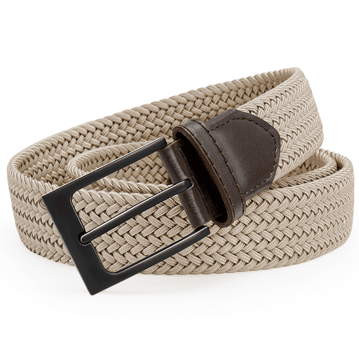 FAIRWIN Elastic Men's Golf Belt Braided Casual Canvas Belt Nylon Work ...