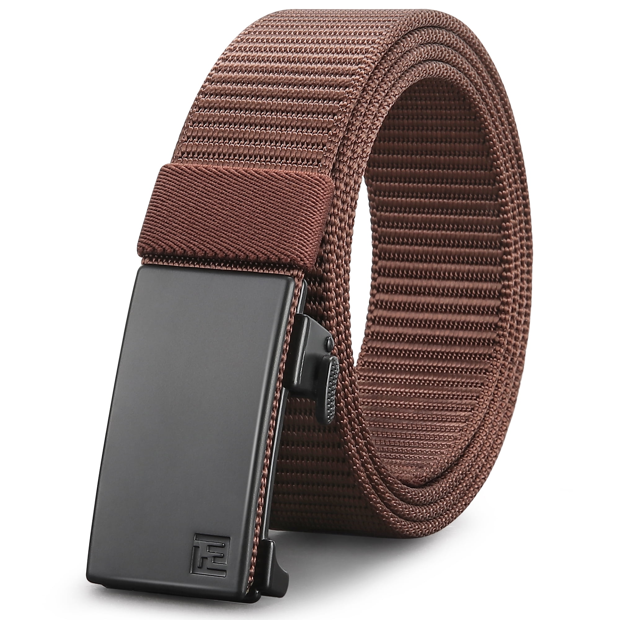 FAIRWIN Ratchet Belts for Men, 1.25 inch Nylon Automatic Buckle Belt,No ...