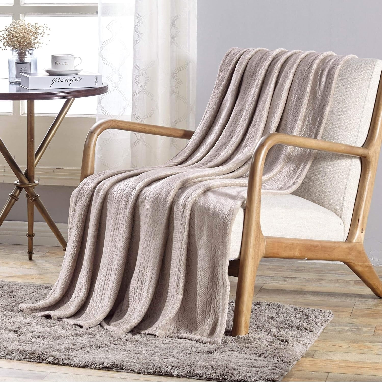 FAITH, HOPE, LOVE HOME DÉCOR Double Helix Embossed Ultra Lush Throw ...