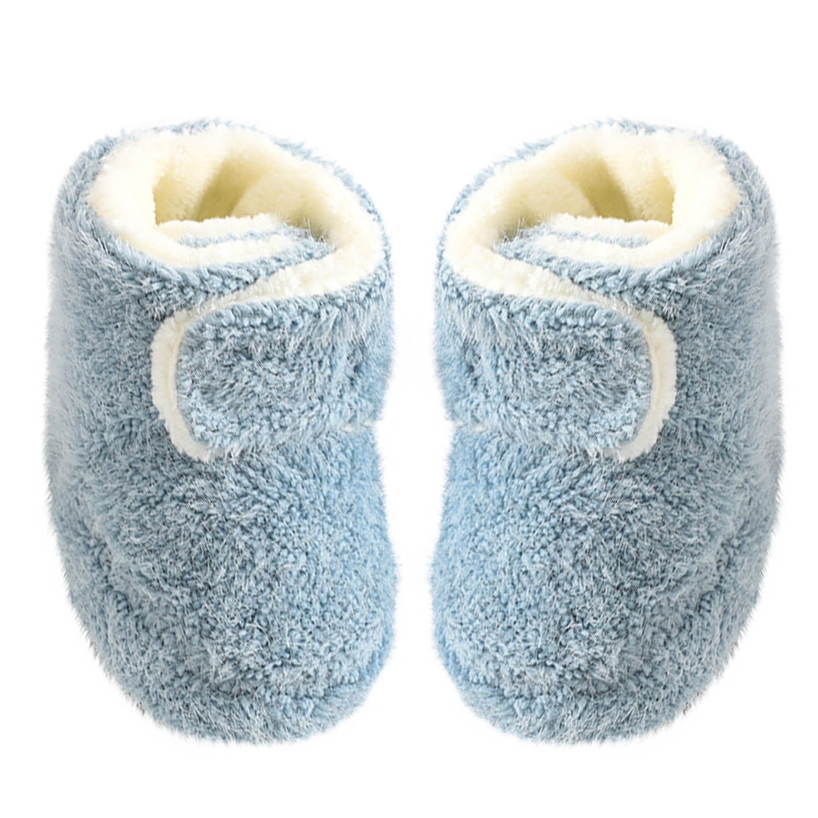 FAIWAD Baby Infants Girls Boys Fleece Warm Sock Shoes Toddlers Solid ...