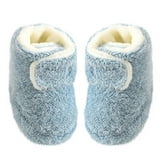 FAIWAD Baby Infants Girls Boys Fleece Warm Sock Shoes Toddlers Solid ...