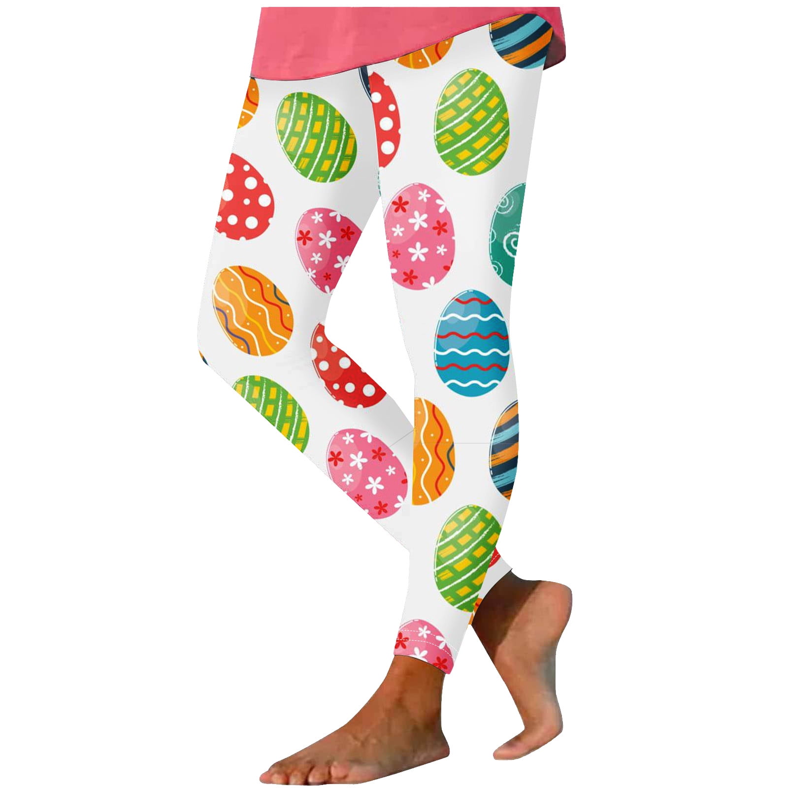FAIWAD Easter Day Leggings for Womens High Waist Easter Print Leggings ...