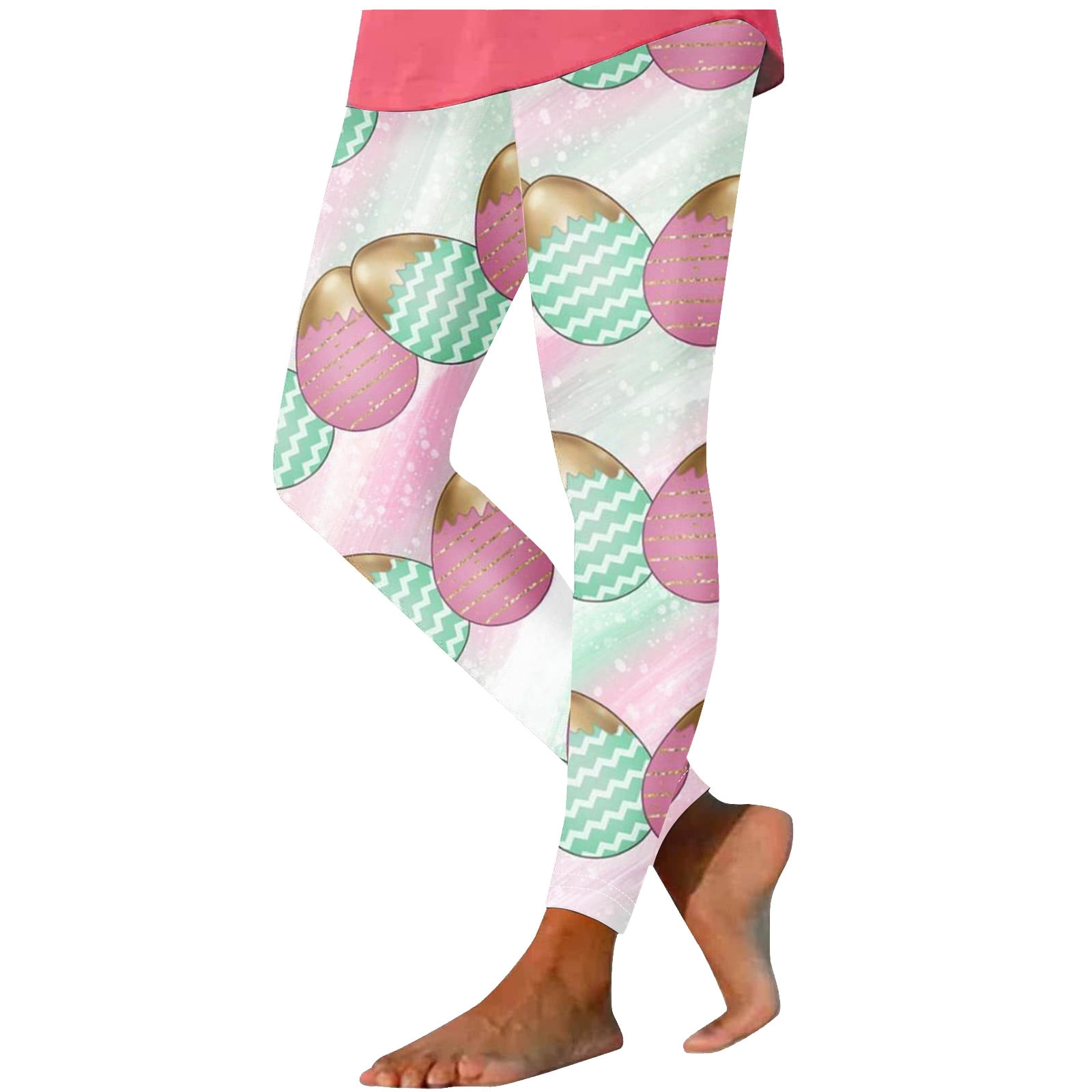 FAIWAD Easter Day Leggings for Womens High Waist Easter Print Leggings ...