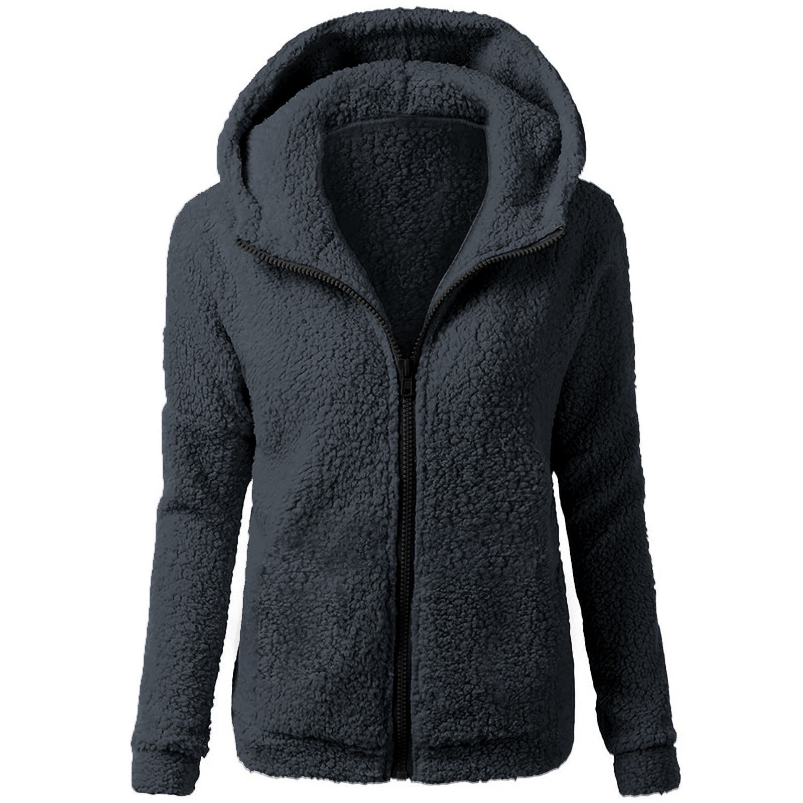 FAIWAD Fleece Jackets for Women, Lightweight Zip Up Hoodie, Comfortable ...