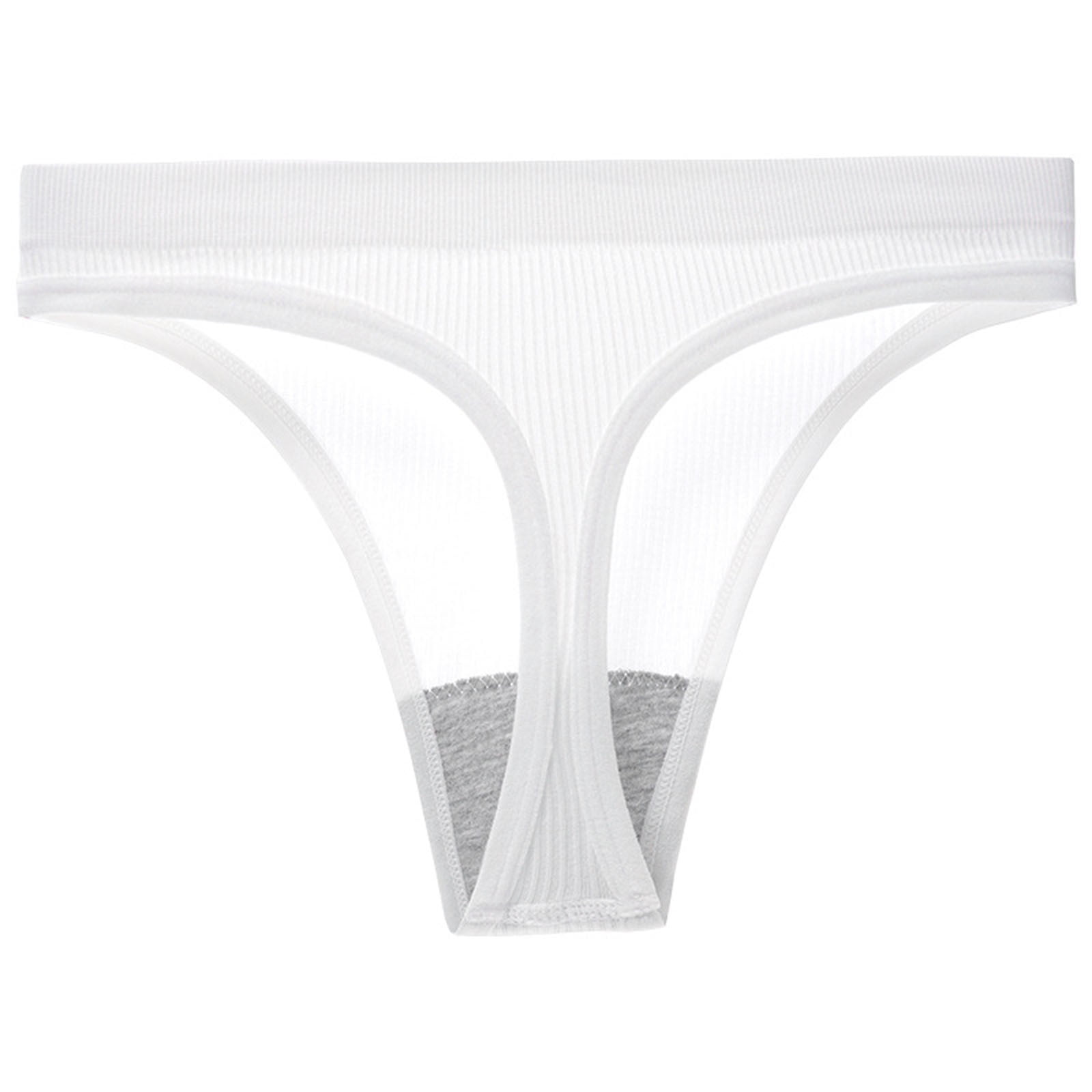 FAIWAD G-String Thongs for Womens Crotch Elastic Seamless Stretch ...