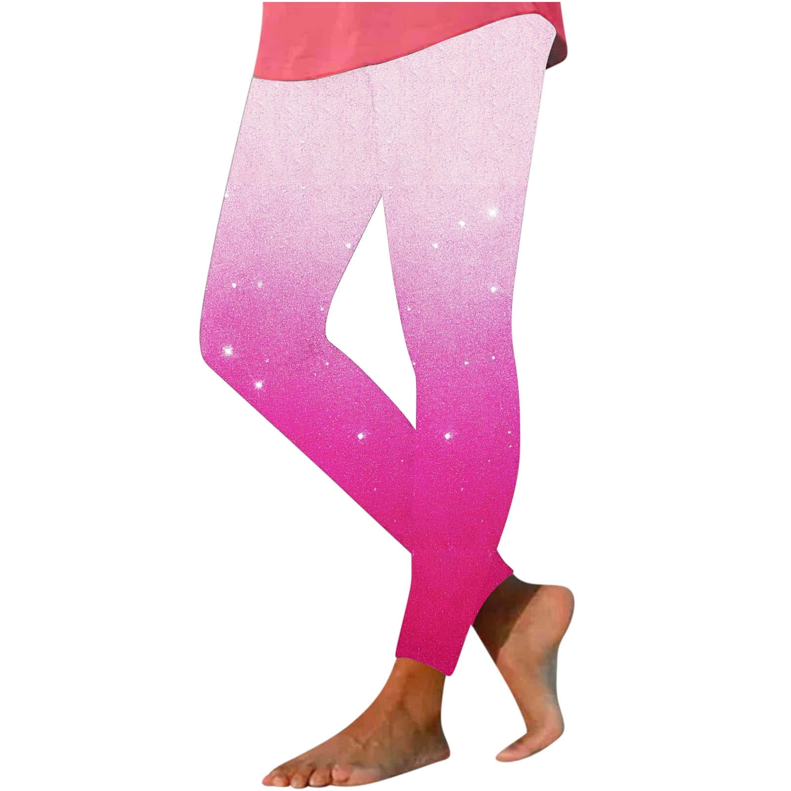 FAIWAD High Waist Yoga Pants for Women Stretch Compression Workout ...