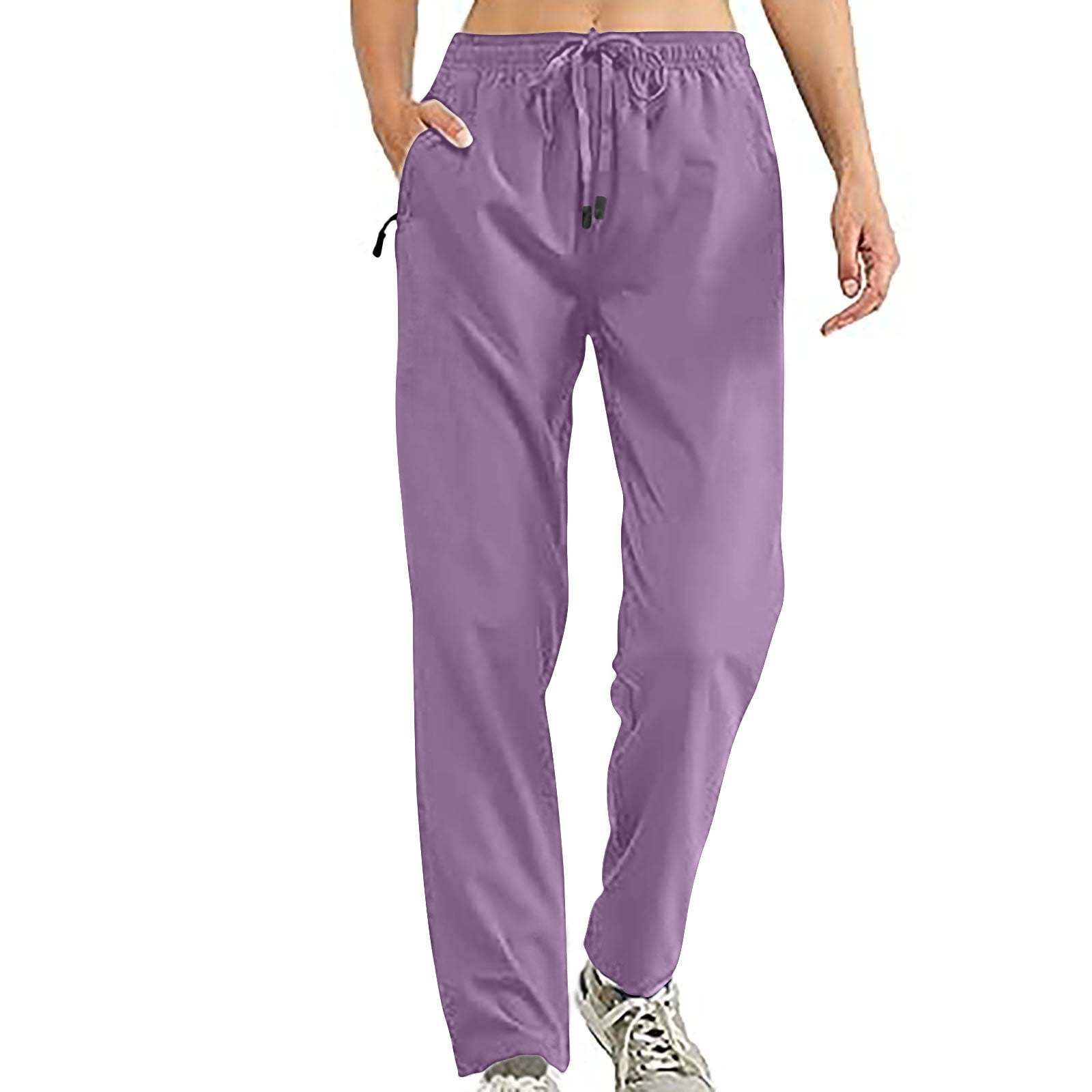 FAIWAD Sweatpants for Women Elastic Waist Lightweight Quick-Dry Joggers ...