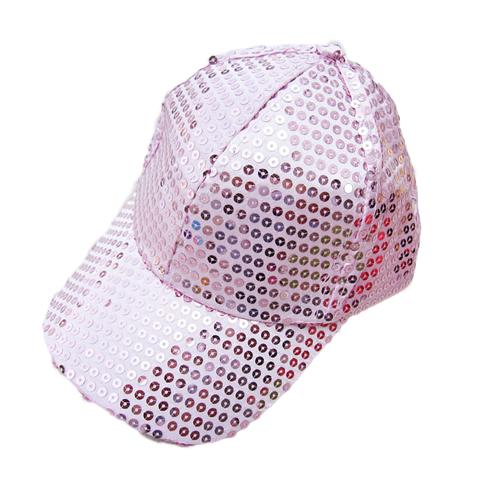 FAIWAD Unisex Sequins Baseball Caps Trendy Sparkly Hats Adjustable ...