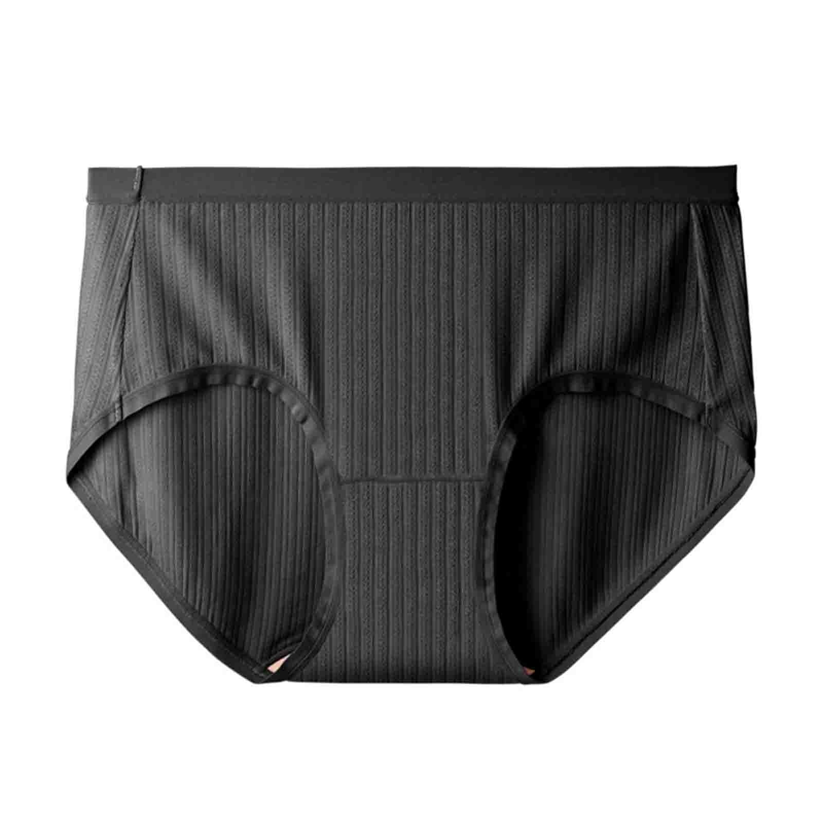 FAIWAD Women Plus Size Panties High Waisted Butt Lift Breathable Briefs ...