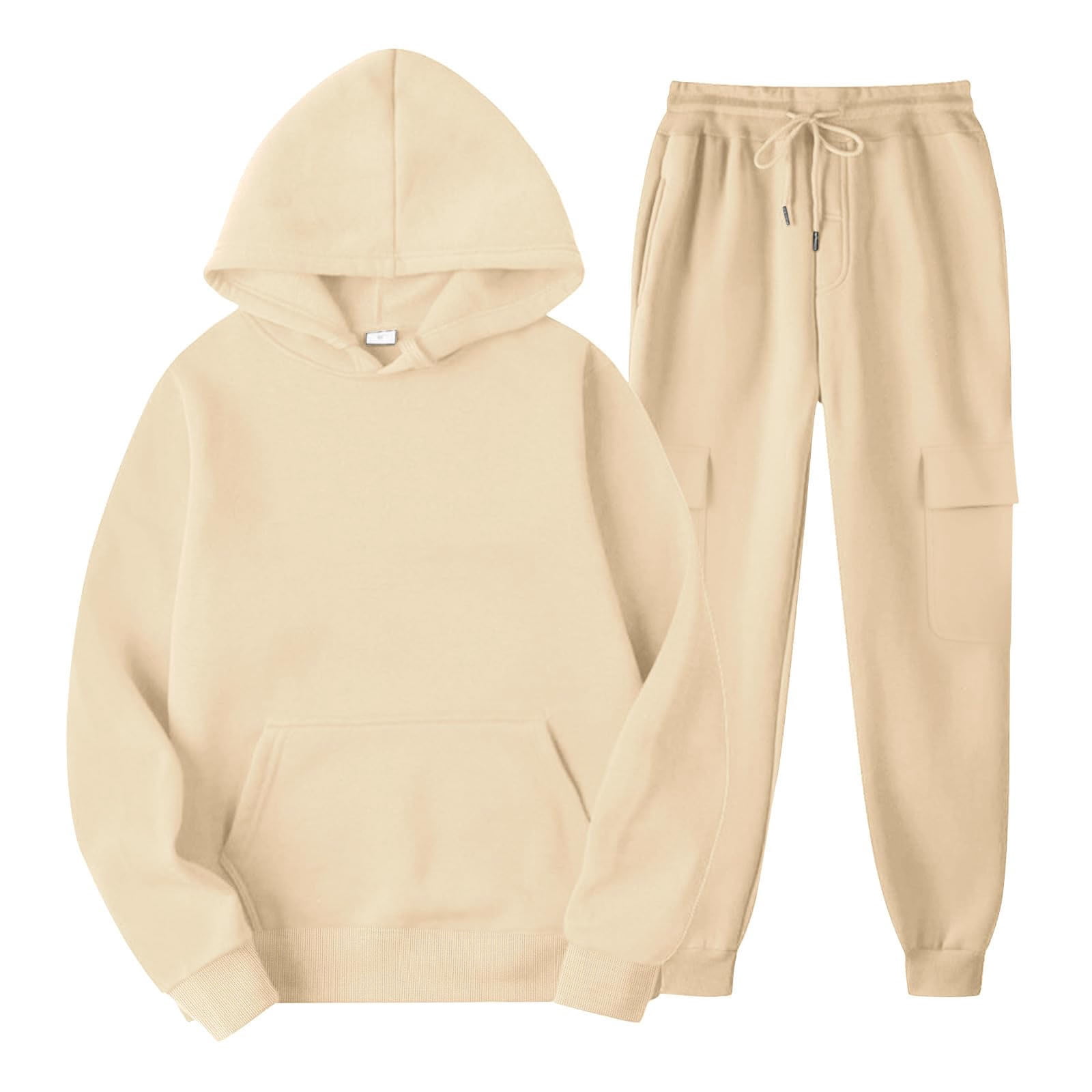 FAIWAD Women's 2 Piece Tracksuit Long Sleeve Hoodie Sweatshirt and ...