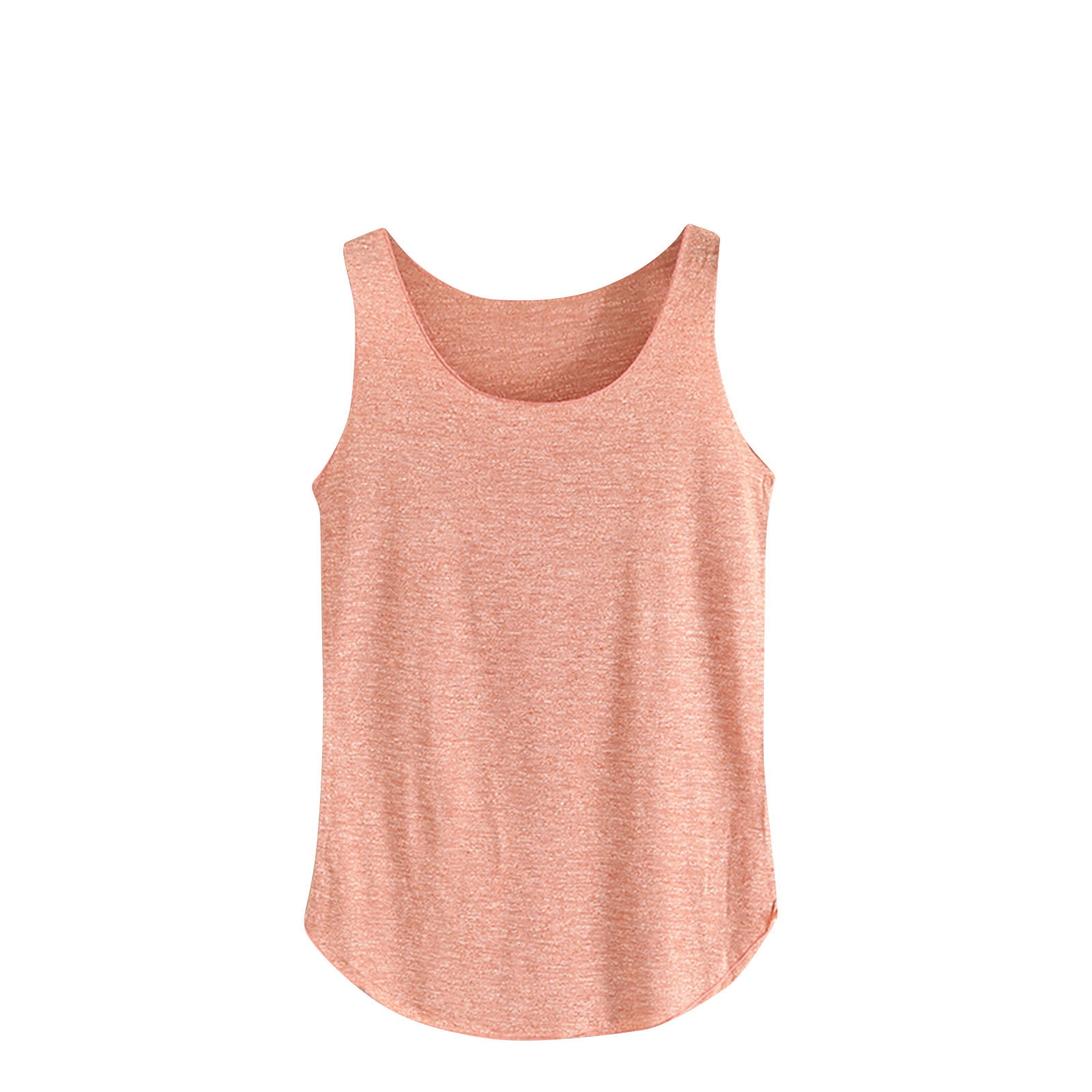 FAIWAD Women's Classic Cotton Tank Top Sleeveless U-Neck Loose Tunic T ...
