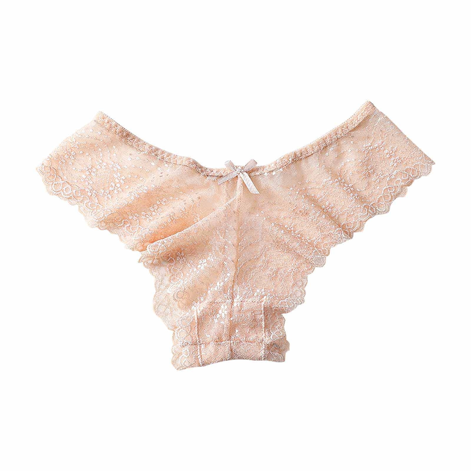 FAIWAD Women's Lace Crochet Hipster Thong Floral Hollow Out Briefs High ...