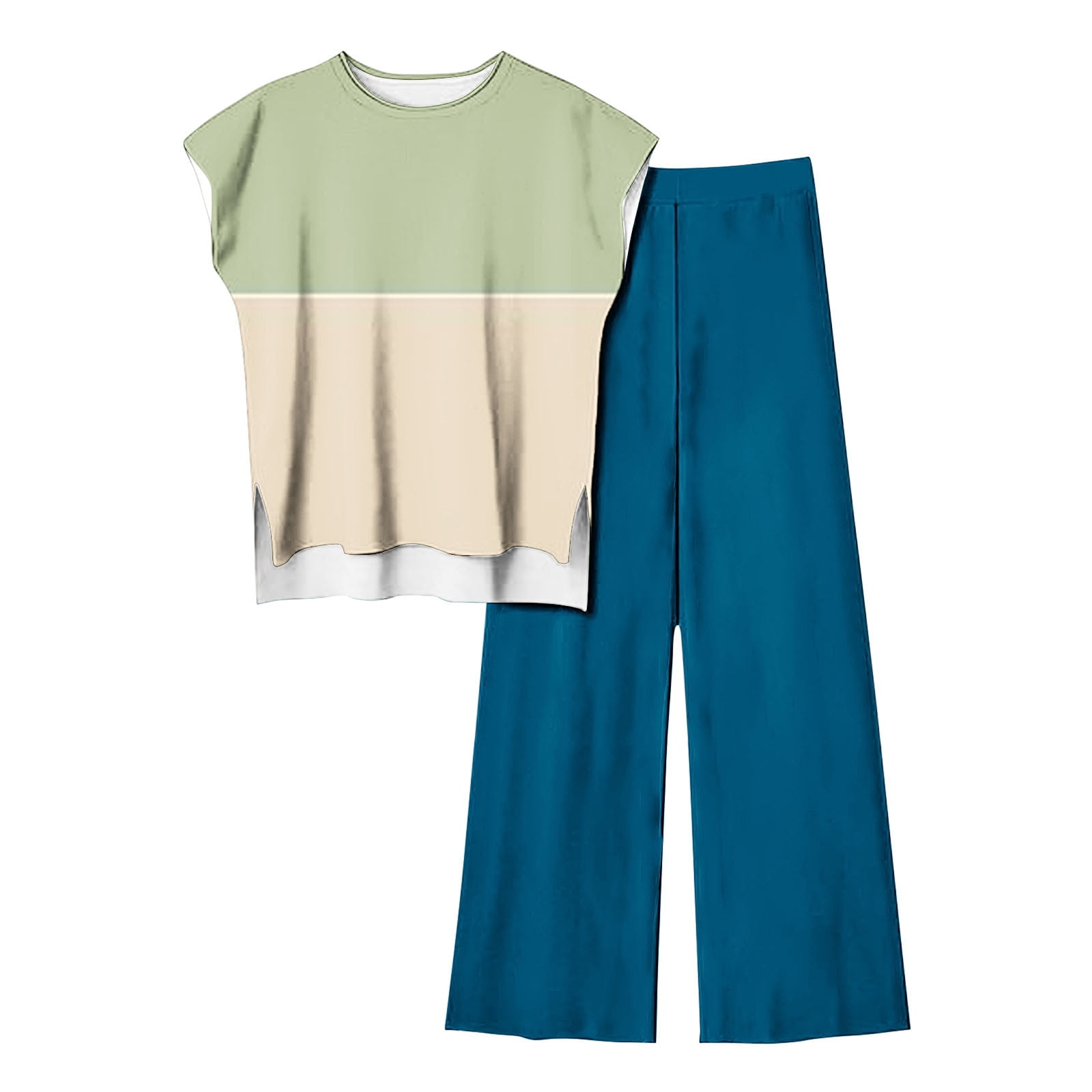 Womens 2 Piece Sets ZQGJB Women's 2 Piece Tracksuit Summer Outfits Side ...