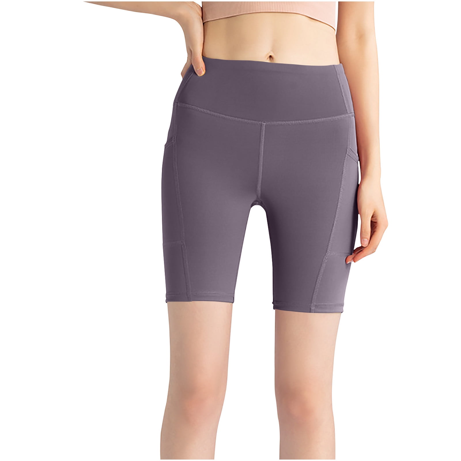 FAIWAD Womens Butt Lift Shorts High Waist Athletic Yoga Pants Slim ...