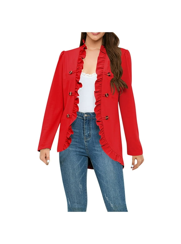 Ladies Red Blazers