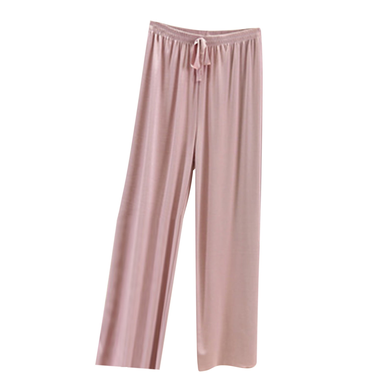 FAIWAD Womens Plus Size Palazzo Pants High Waist Wide Leg Trousers ...