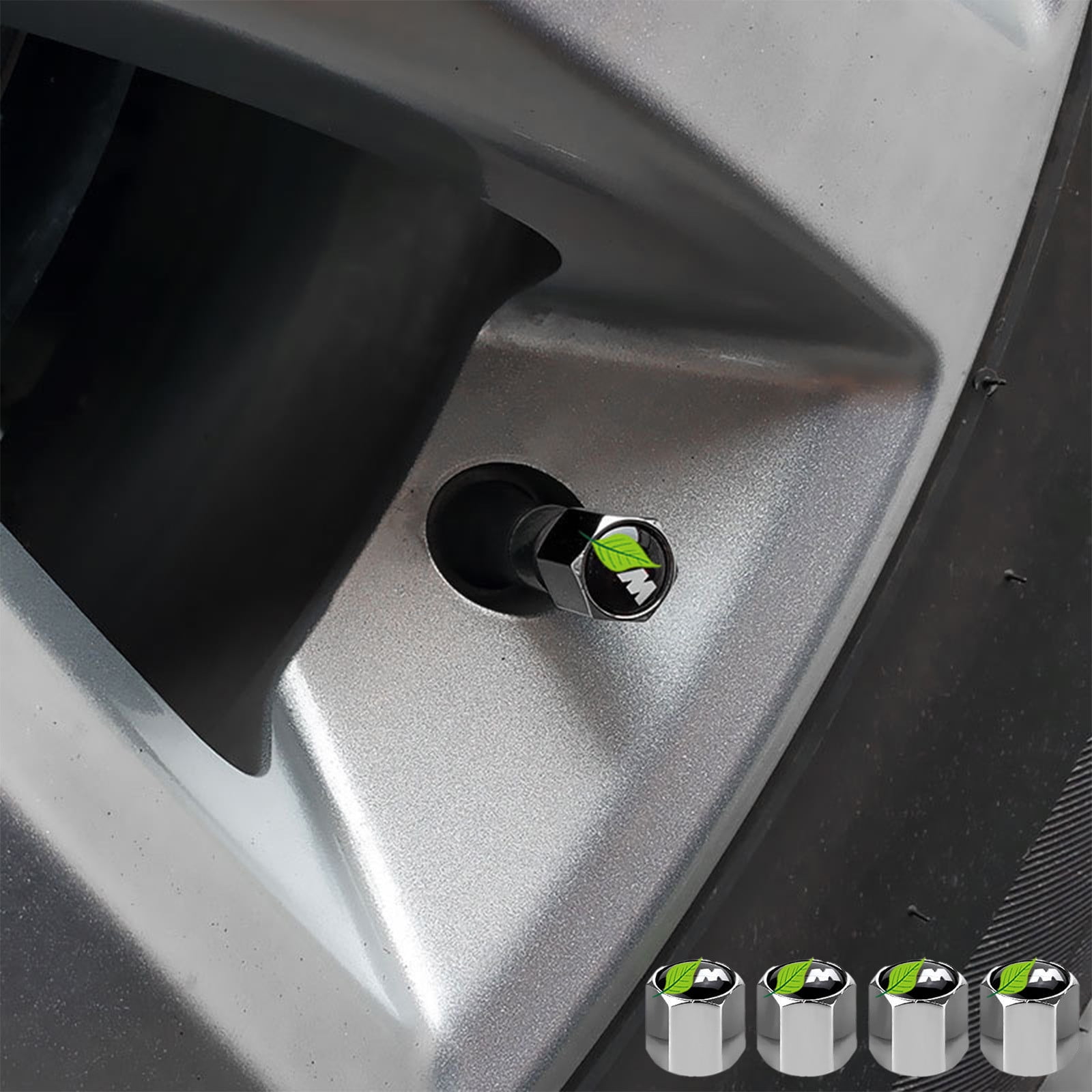 FAJHHA Clearance Tire Plug Core Caps Leaf M Label Pattern Car Tire Plug ...