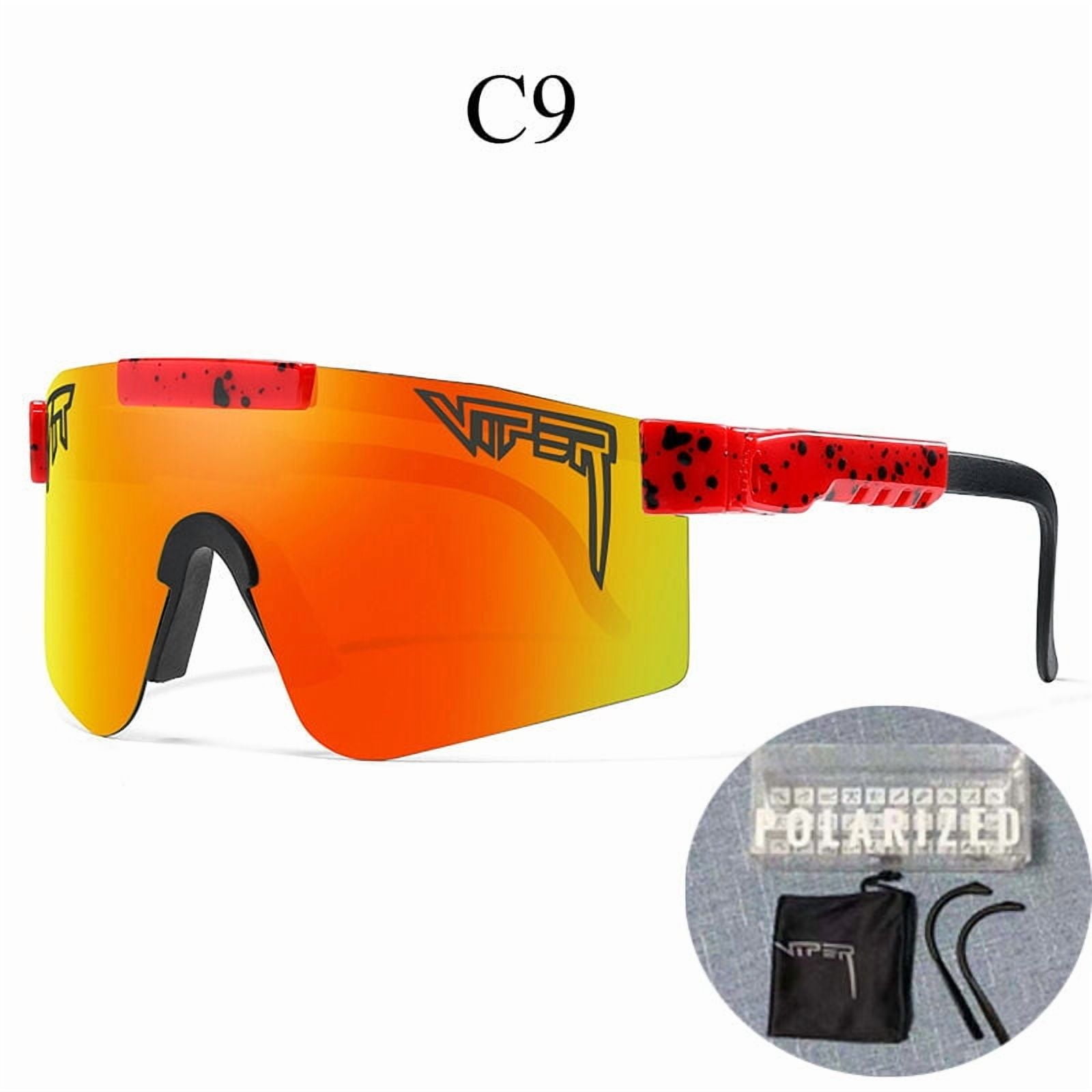 FAJIAN Sports Sunglasses, Polarized UV400 Cycling Glasses, Durable TR90 ...