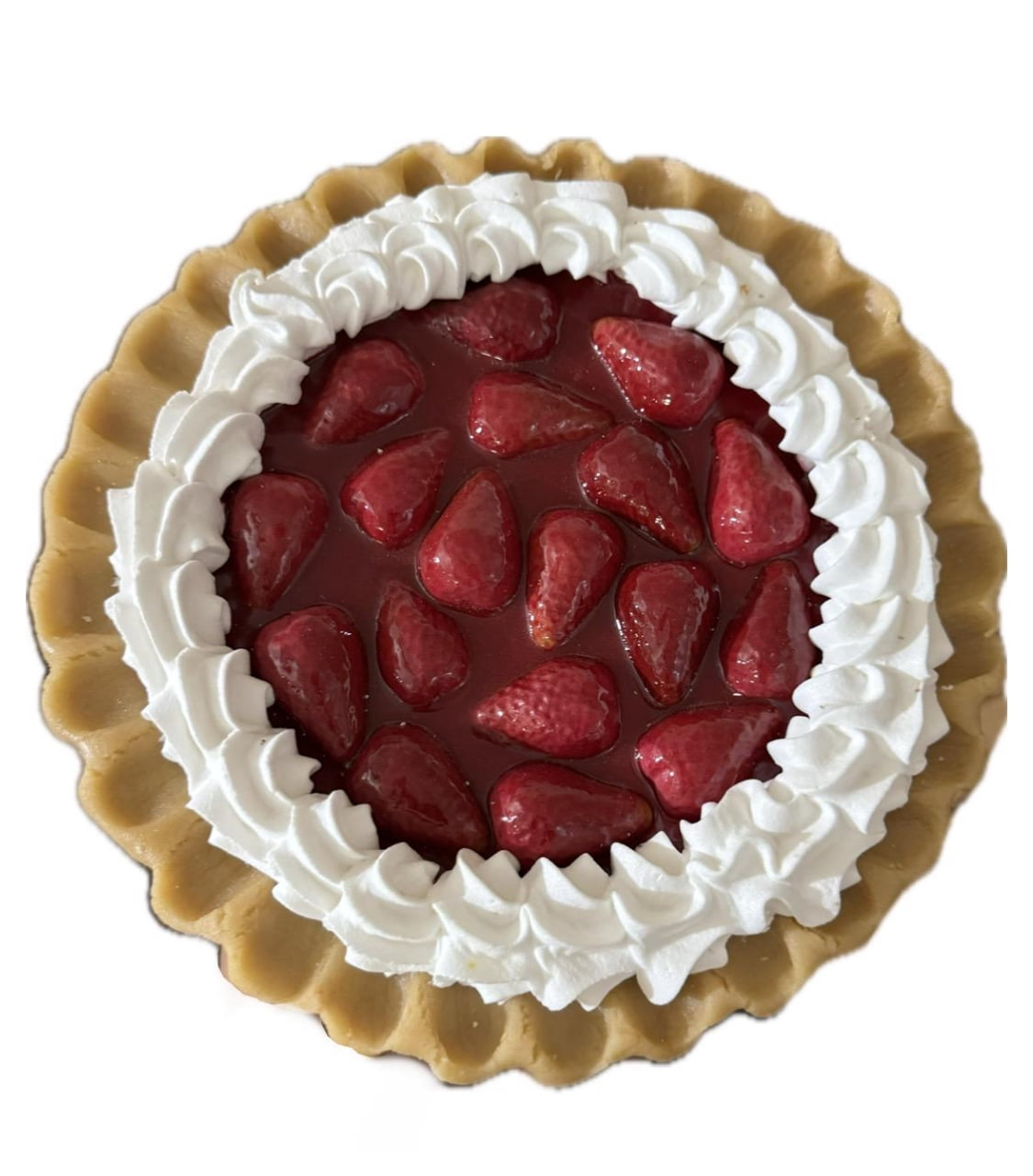 FAKERY BAKERY Fake Food Pie Creamy Strawberry Glazed Pie 9inch round ...