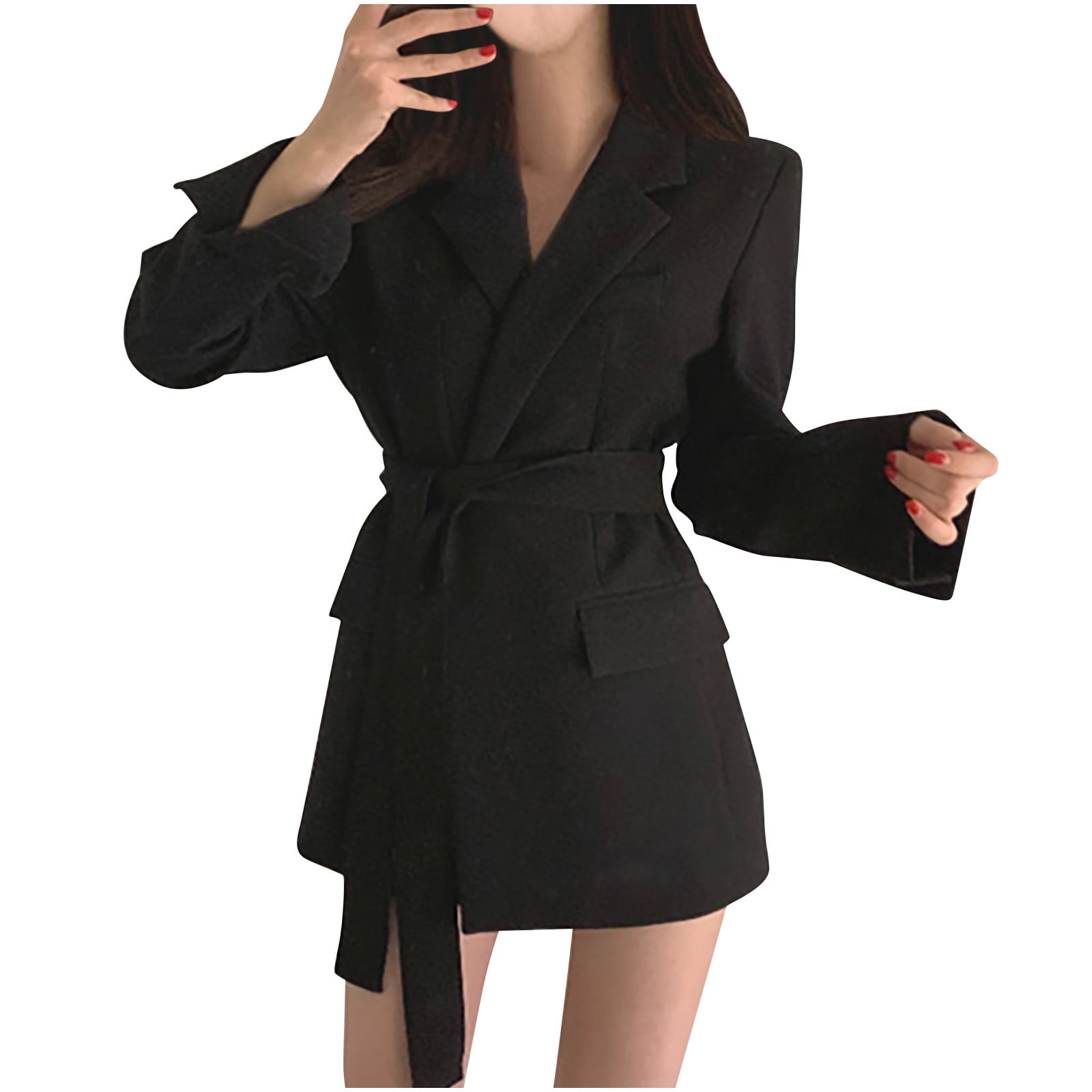 FAKKDUK Jackets for Women Fashion Dressy Women Business Casual Blazer ...