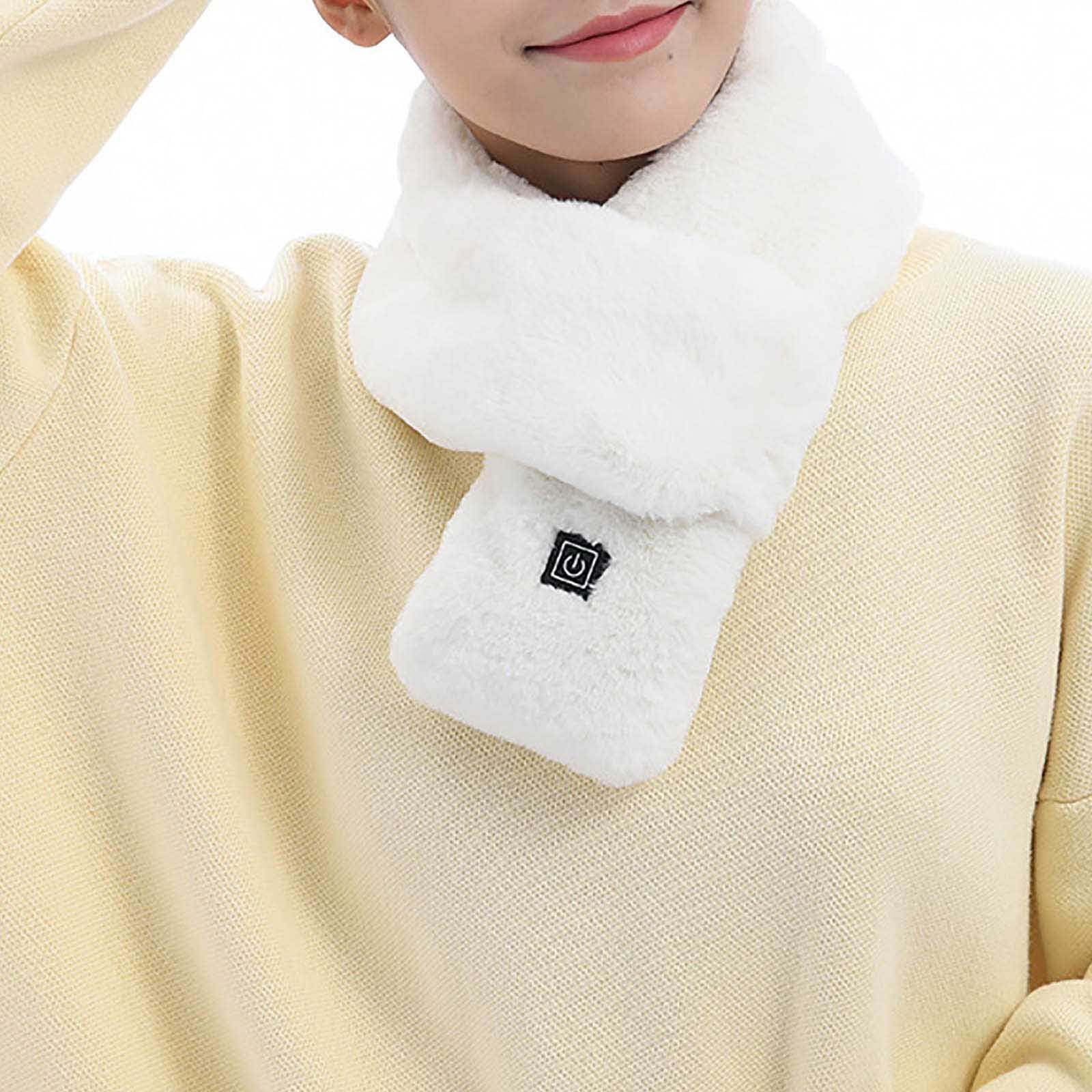FAKKDUK Men And Women Scarfs Rechargeable Electric Scarf Electric ...