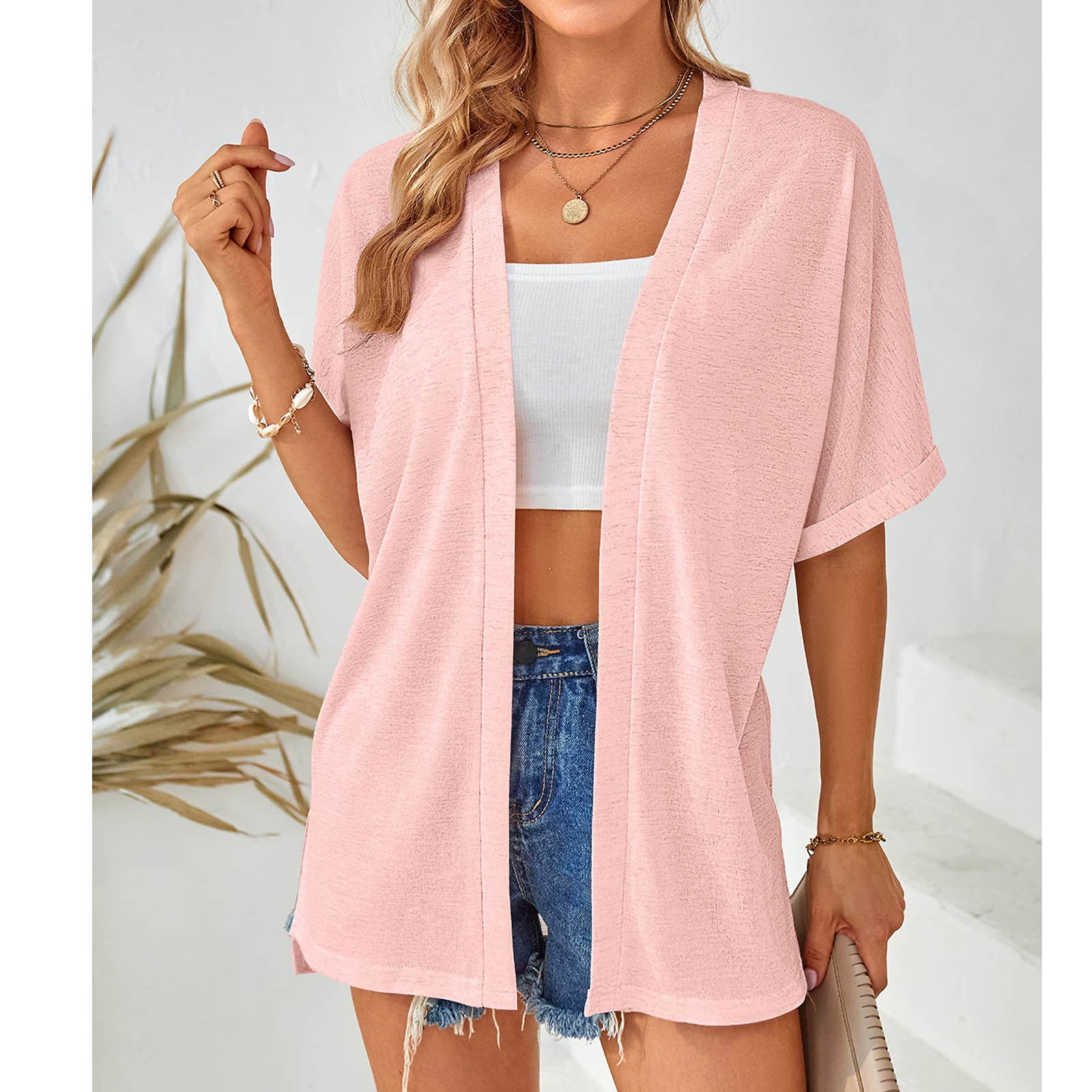 FAKKDUK Womens Cardigans Lightweight Summer Trendy Casual Women's Light ...