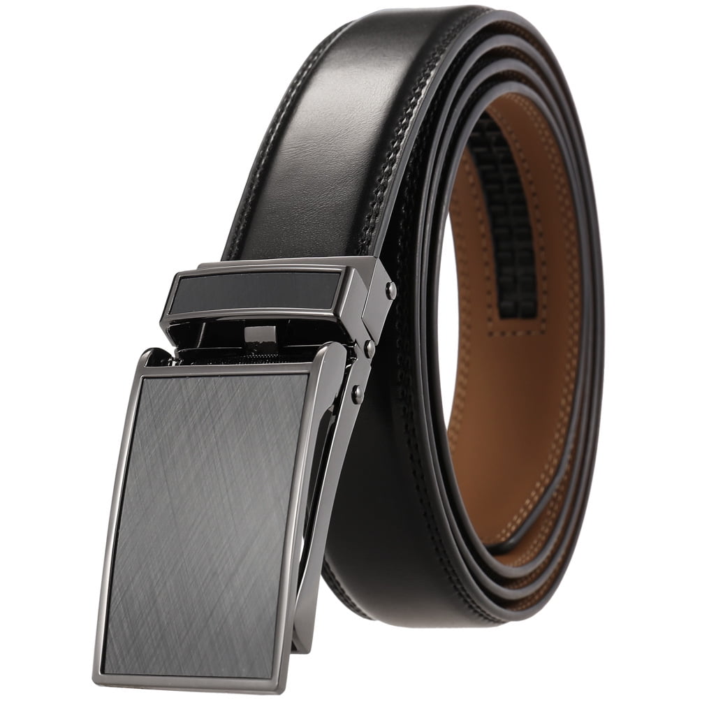 FALAN MULE Belt for Mens,Slide Leather Ratchet Belt for Mens Dress ...