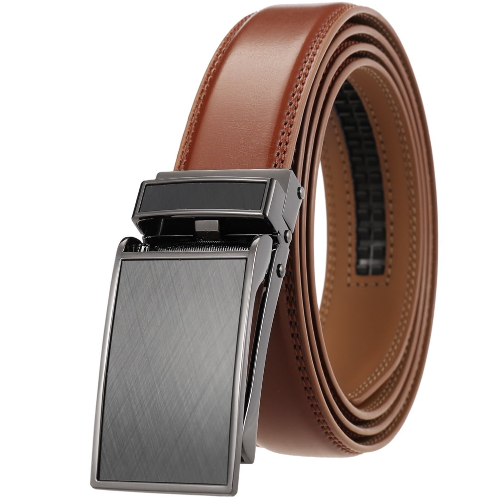 FALAN MULE Belt for Mens,Slide Leather Ratchet Belt for Mens Dress ...