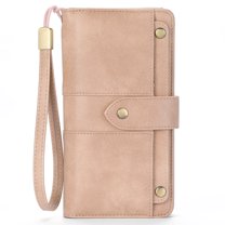 FALAN MULE Women's Wallet Large Capacity Double Zip Around Credit Card ...