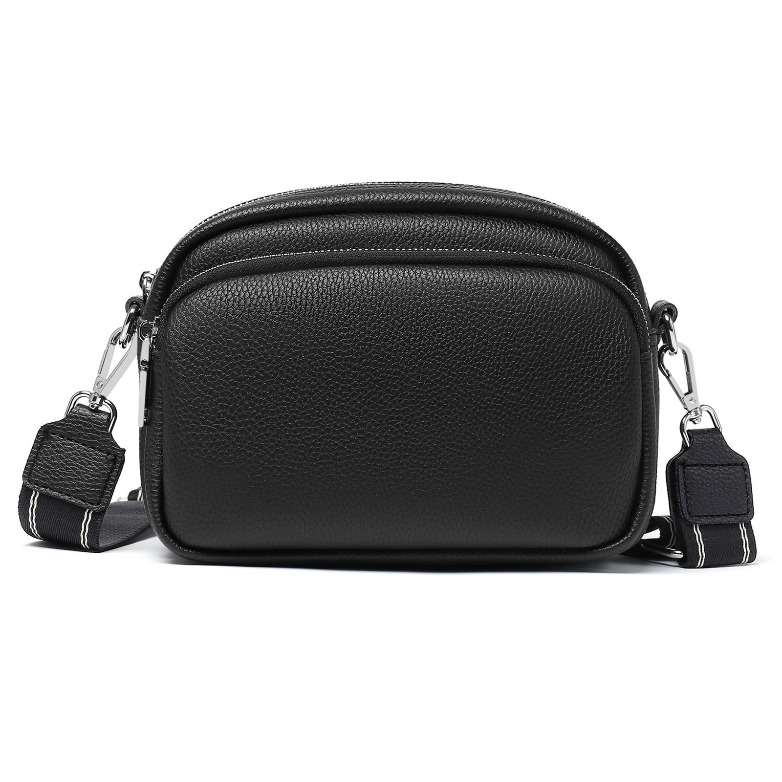 "FALAN MULE Small Leather Crossbody Bag for Women, Adjustable Strap, 8. ...