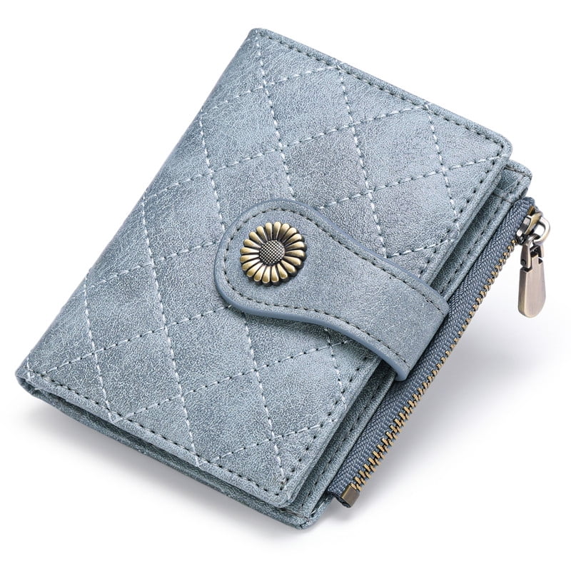 FALAN MULE Small Wallet for Women Bifold RFID Blocking Card Holder ...