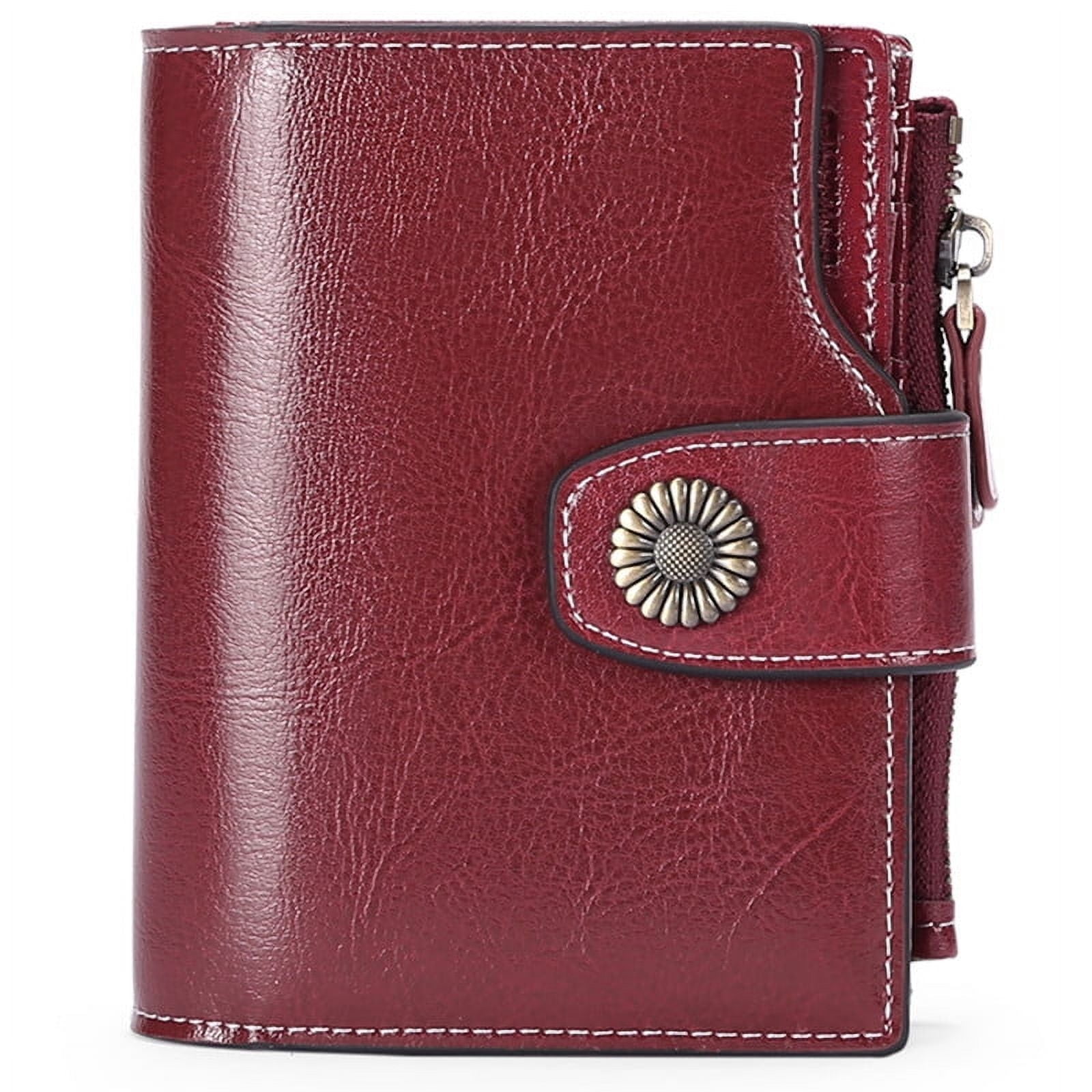 FALAN MULE Women's Genuine Leather Bifold Wallet with RFID Blocking and ...