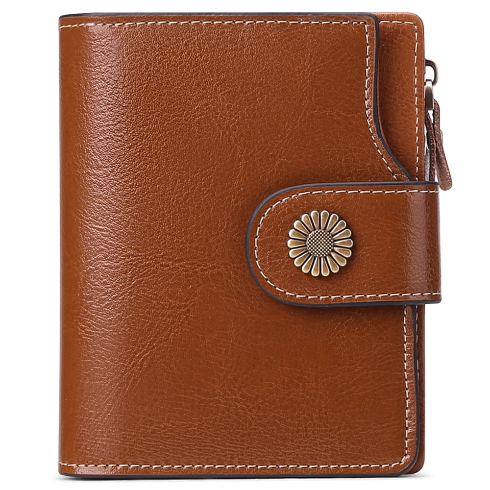 FALAN MULE Women's Genuine Leather Bifold Wallet with RFID Blocking and ...