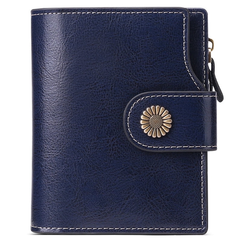 FALAN MULE Small Wallet for Women Leather Bifold Compact Small Womens ...