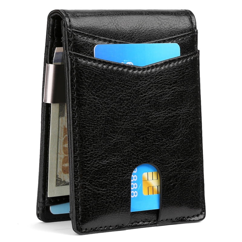 FALAN MULE Wallet for Men Bifold RFID Blocking Front Pockets Wallet ...