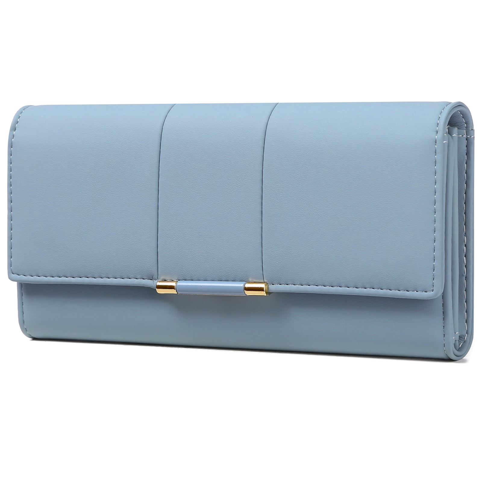 FALAN MULE Womens Wallets RFID Blocking Leather Clutch Long Wallet for ...