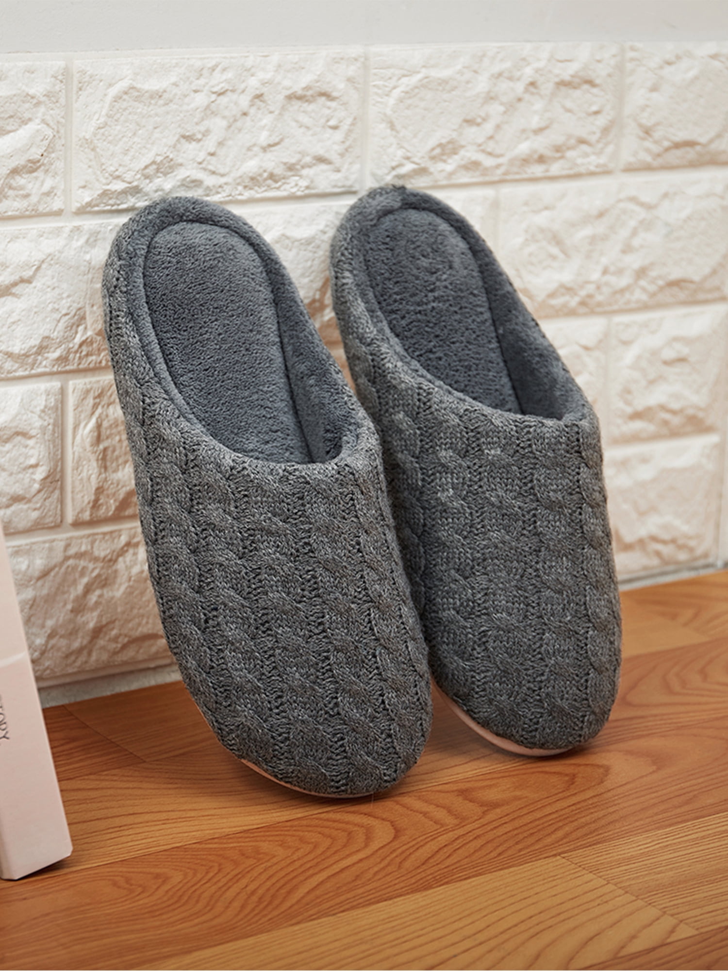 FALEXO Slipper For Men, Soft Anti-Skid Rubber Sole Slippers Shoes- Men ...