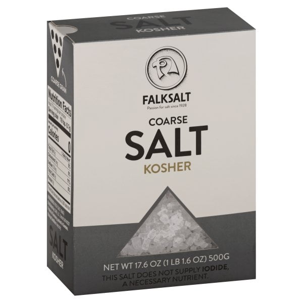 FALKSALT | 1.1lb Kosher Salt - Coarse Grain | Gourmet Salt, All Natural ...