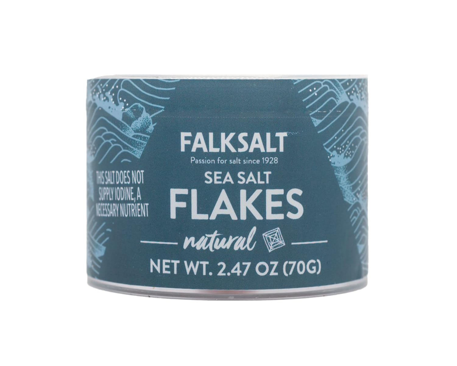 FALKSALT | Organic Natural Sea Salt Flakes 2.47oz. | Gourmet Finishing ...