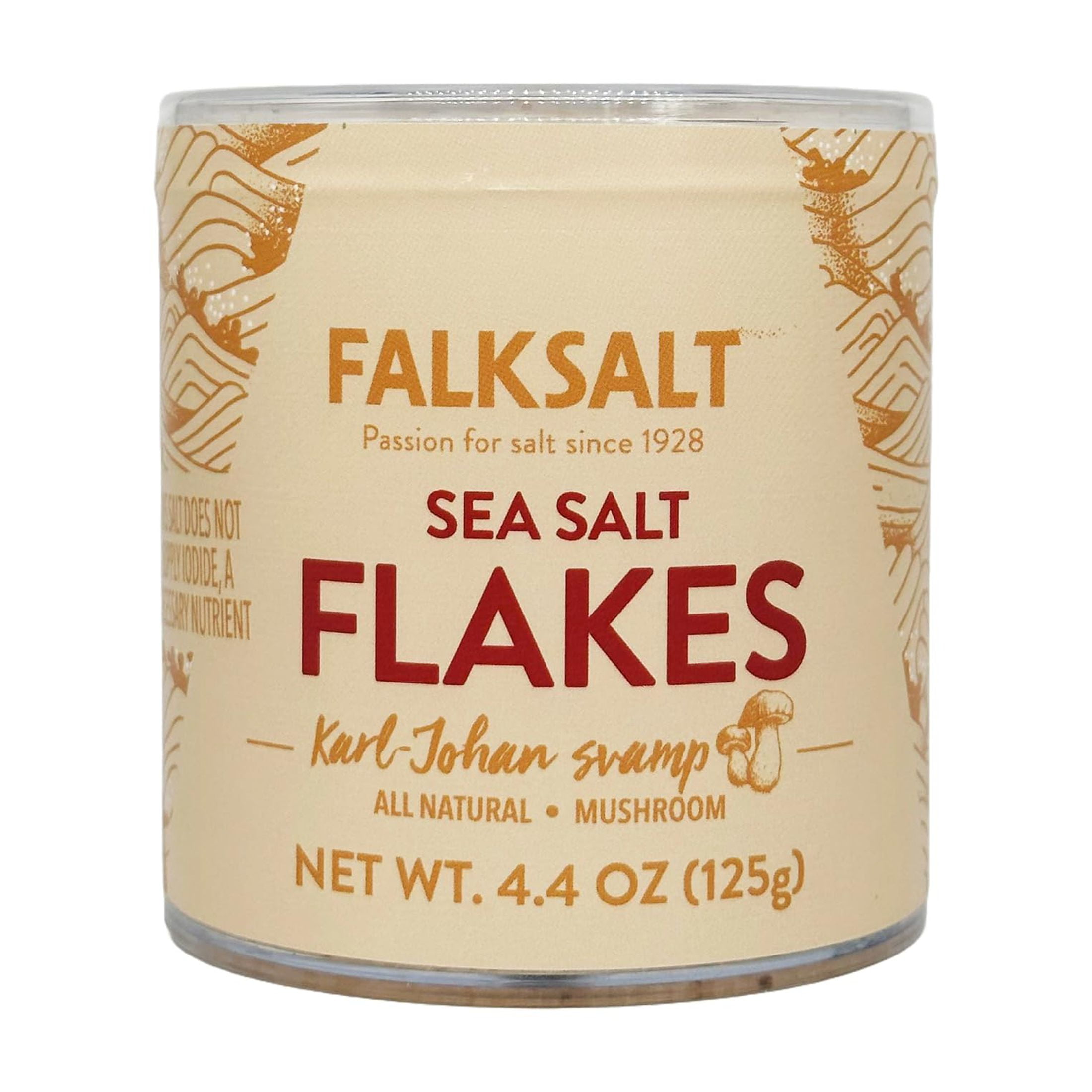 FALKSALT | Wild Mushroom MZF22 Sea Salt Flakes 4.4oz. | Gourmet ...