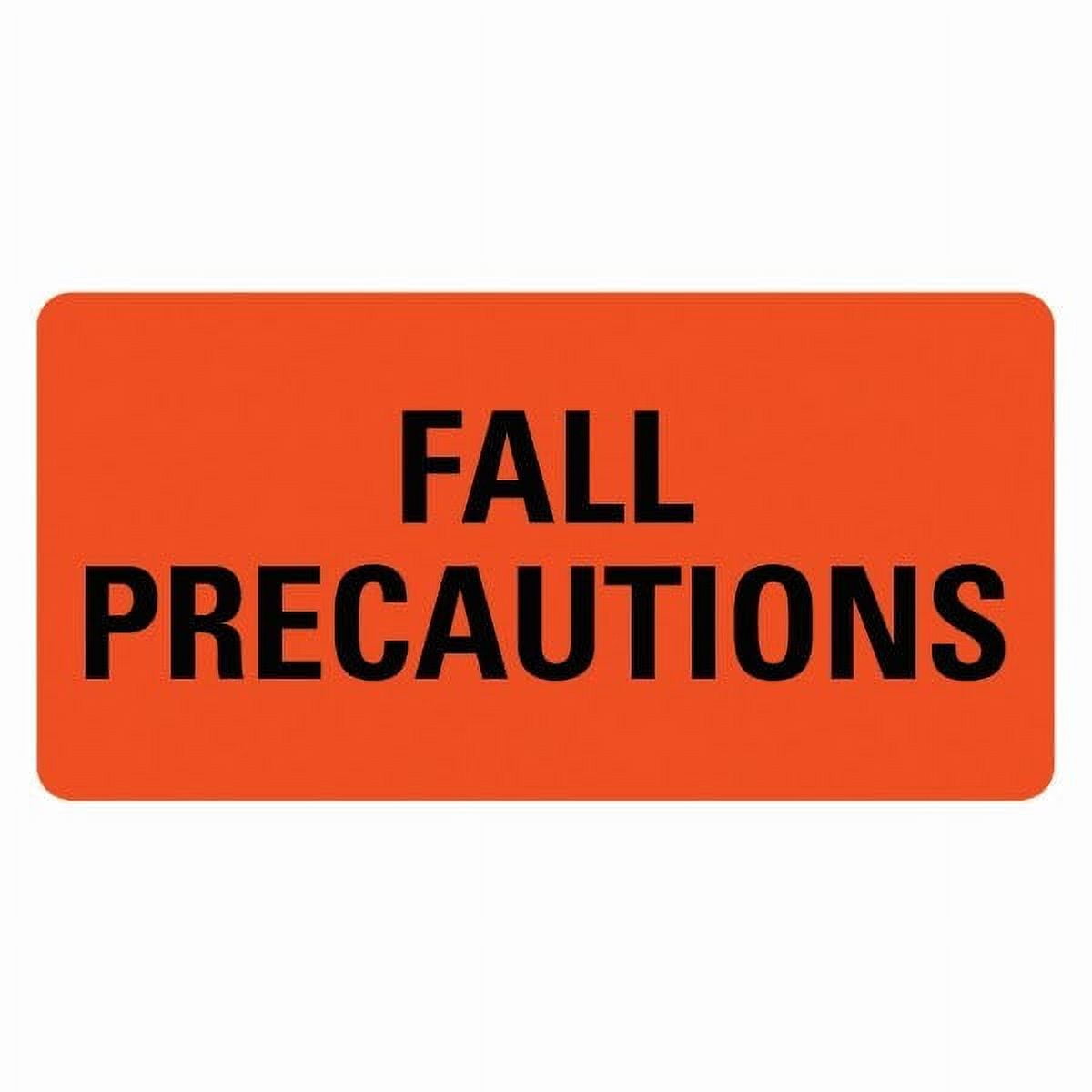 FALL PRECAUTIONS Medical Labels - Walmart.com