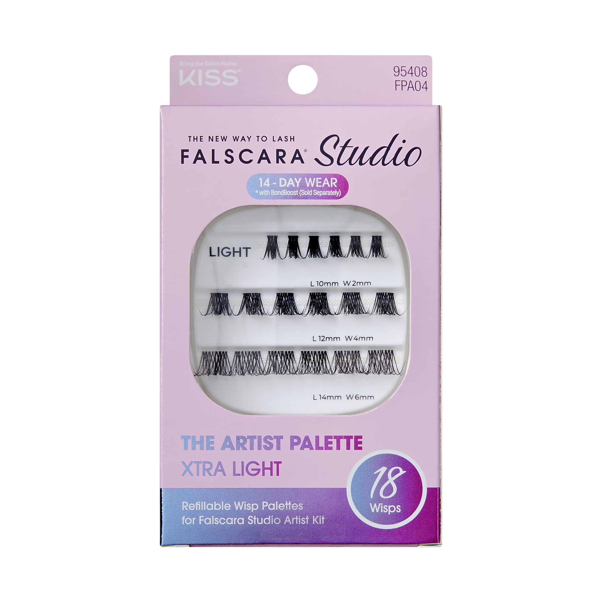 FALSCARA STUDIO Lash Extension SSF20 Kit, Individual Lash Palette, 18 ...
